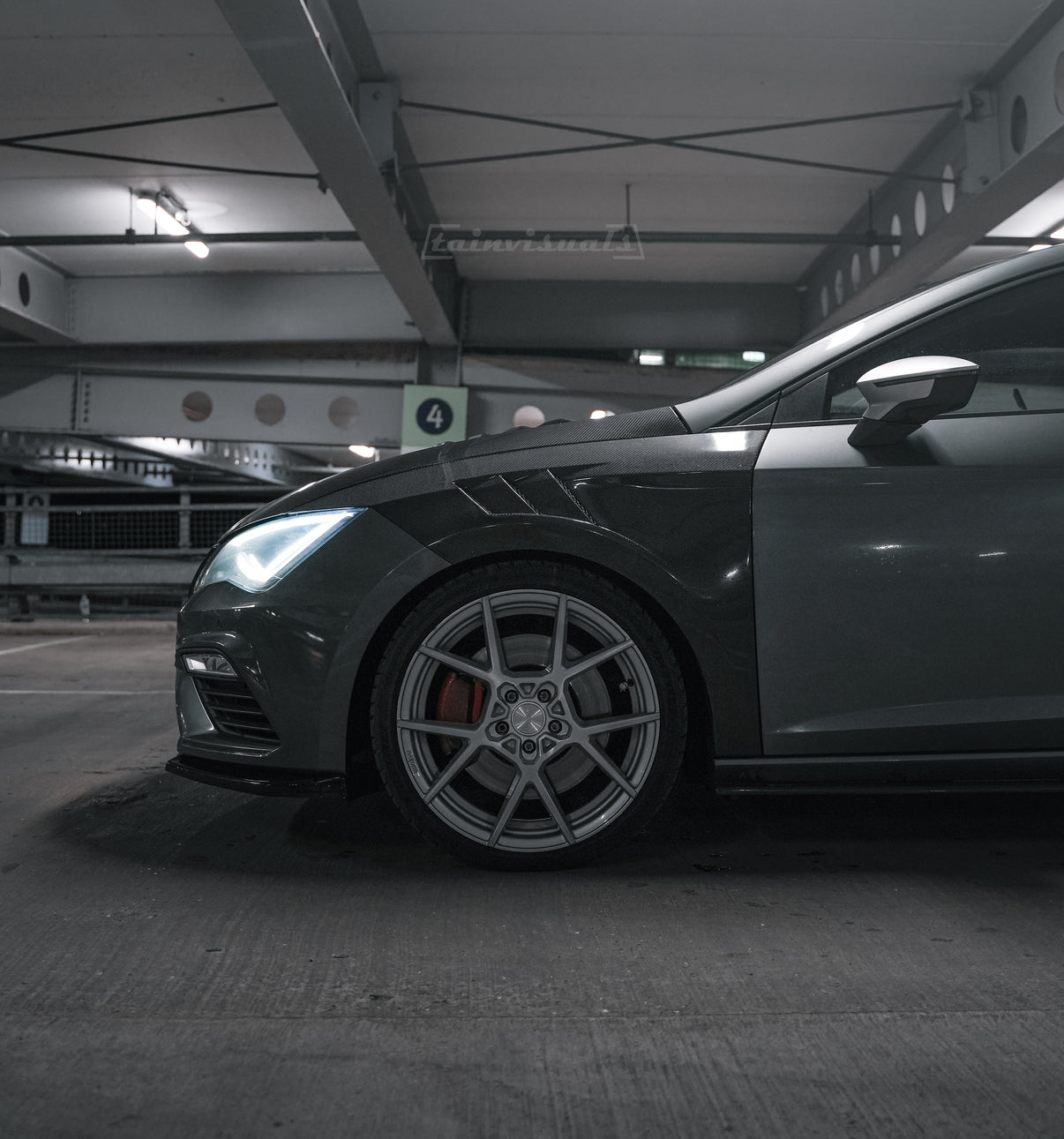 SEAT LEON MK3 GENUINE Carbon fibre wings/fenders 2013-2020 5F (PAIR ...