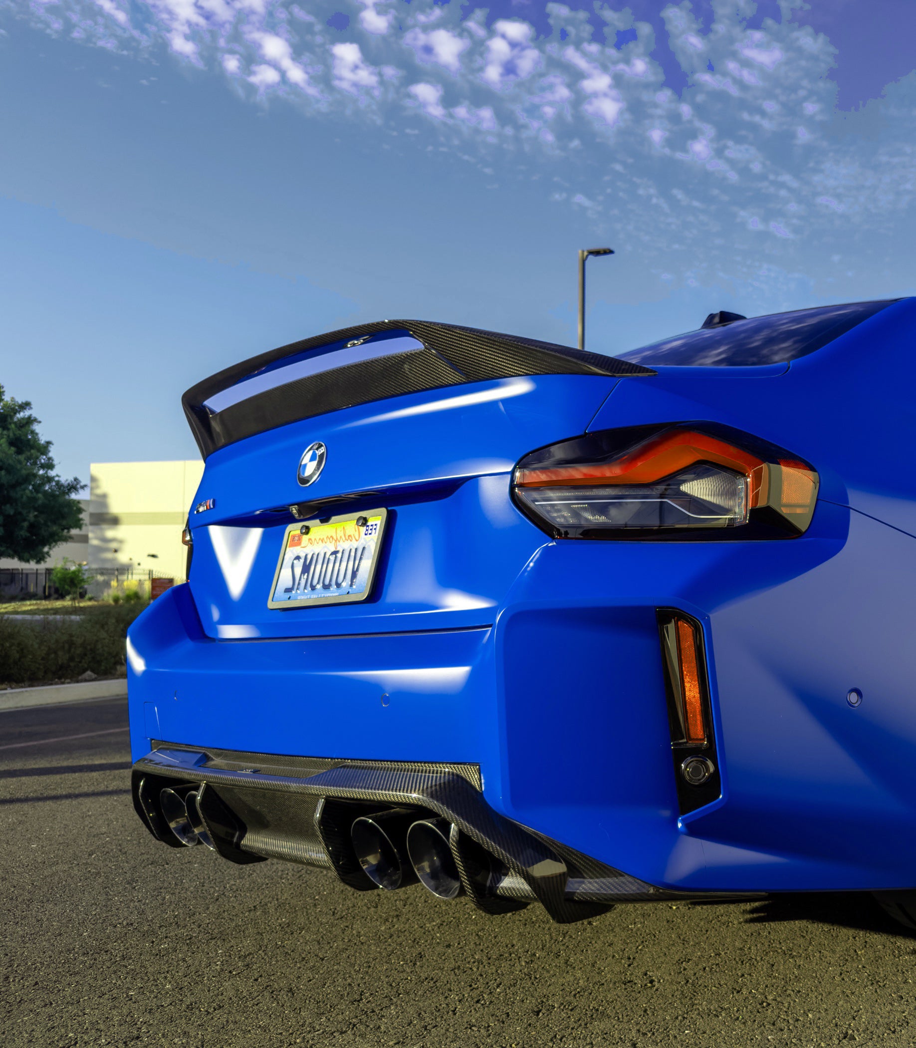 BMW G87 / G42 2 series M2 Real carbon AD style spoiler duck tail ...